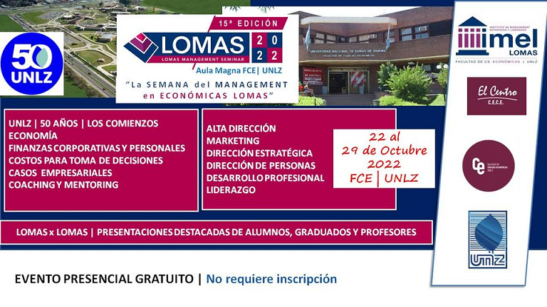 Llega la 15º edición del Lomas Management Seminar 2022 – Visión Web